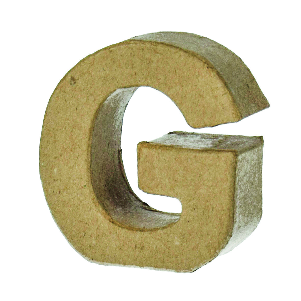 Buchstabe G PappArt 5 x 4,8 x 2 cm für Namensschilder